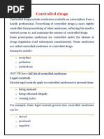 Safe Prescribing of Controlled Drugs Guide | PDF | Prescription Drugs ...