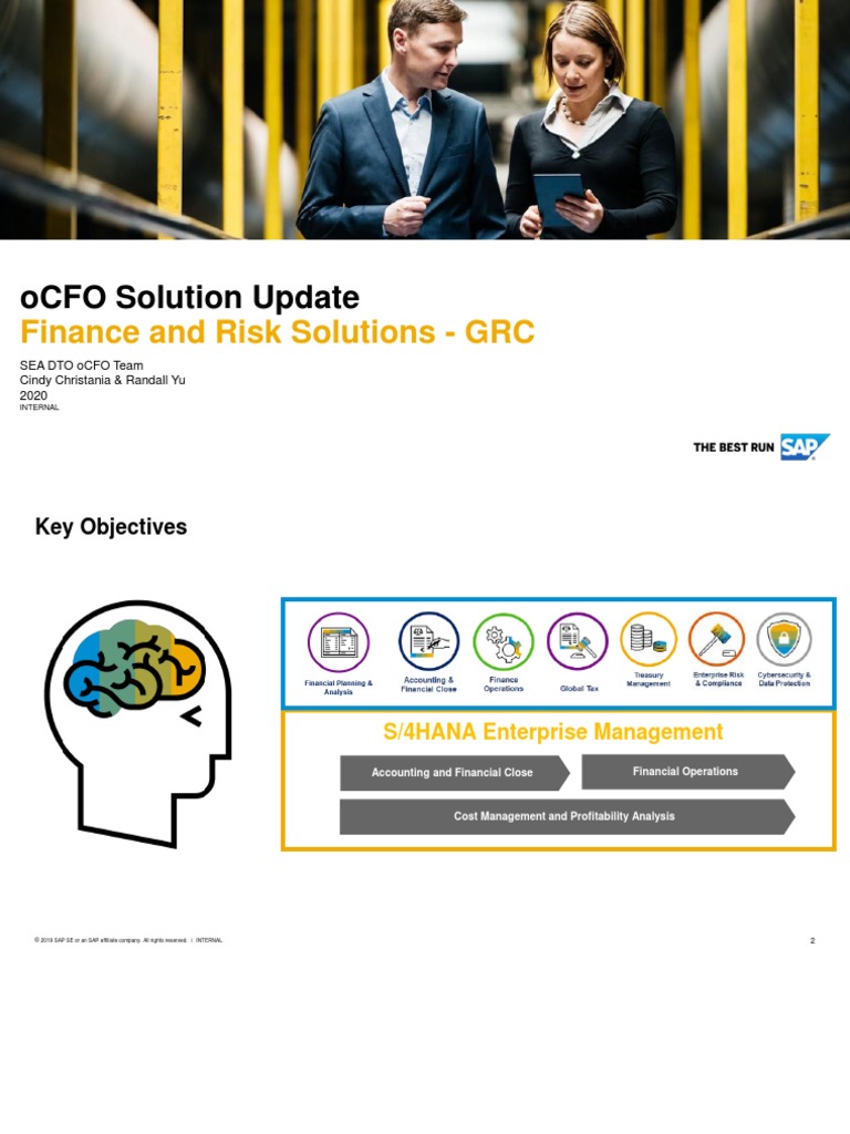 oCFO Solution Update: Finance and Risk Solutions - GRC | PDF | Internal ...