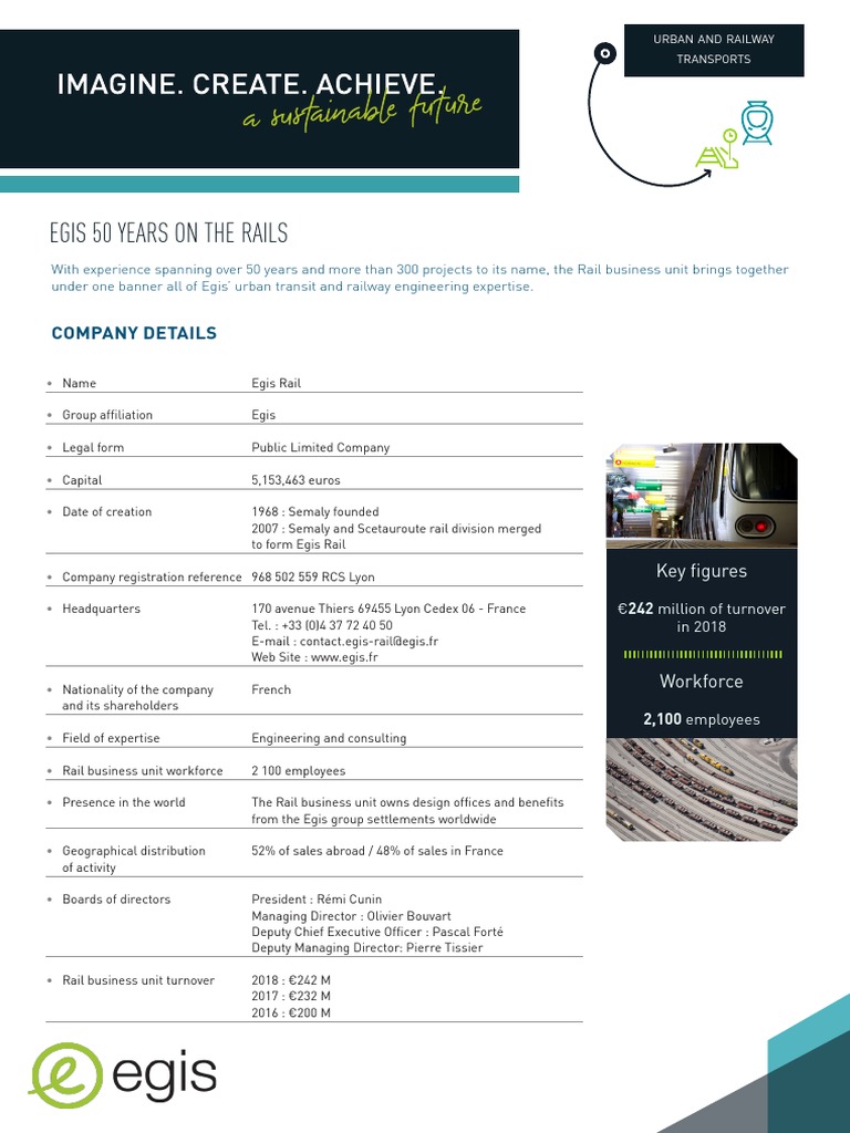 Egis Rail Identité ENG | Download Free PDF | Rail Transport | Transport