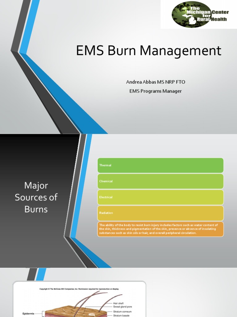 EMS Burn Management PDF | PDF | Burn | Ionizing Radiation