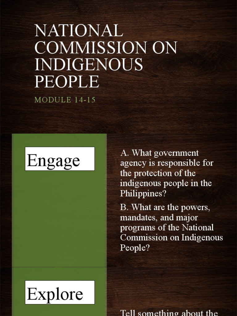 NCIP: Roles and Functions Overview | PDF | Policy | Presidents Of The ...
