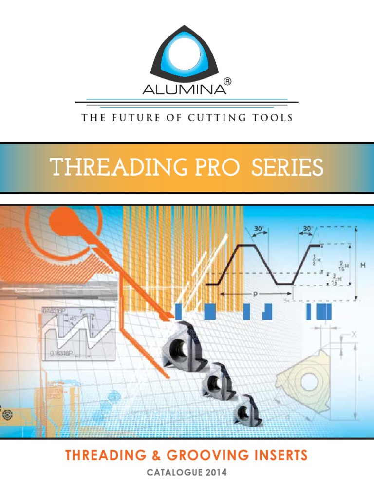 Threading & Grooving Inserts: A P & A O | PDF | Metals | Cutting Tools