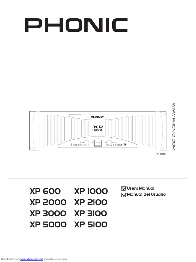 XP 600 XP 2000 XP 3000 XP 5000 XP 1000 XP 2100 XP 3100 XP 5100 | PDF ...