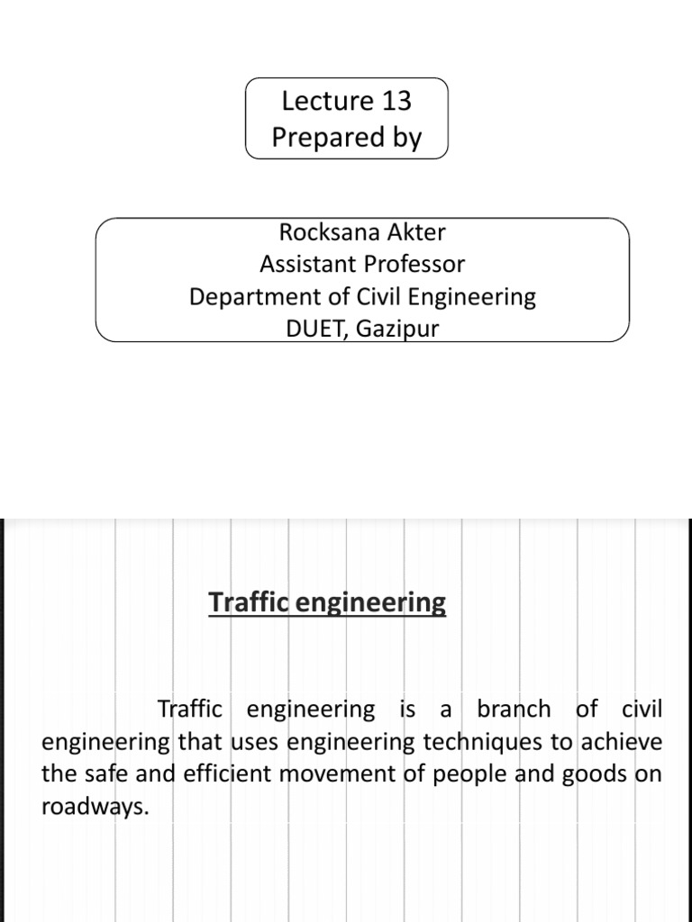 Traffic Engineering Overview and Surveys | PDF