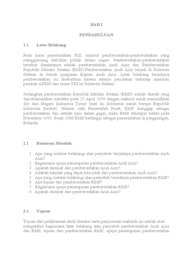 Penumpasan Pemberontakan RMS 1950 | PDF | Sejarah