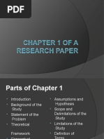 Guide in Writing Chapter 1 Quanti | PDF | Hypothesis | Theory