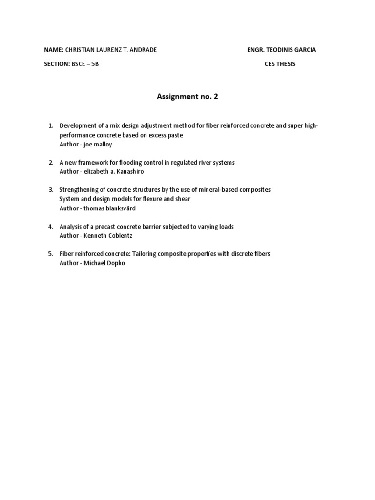 Andrade - Assignemnt 2 | PDF | Social Science | Science & Mathematics