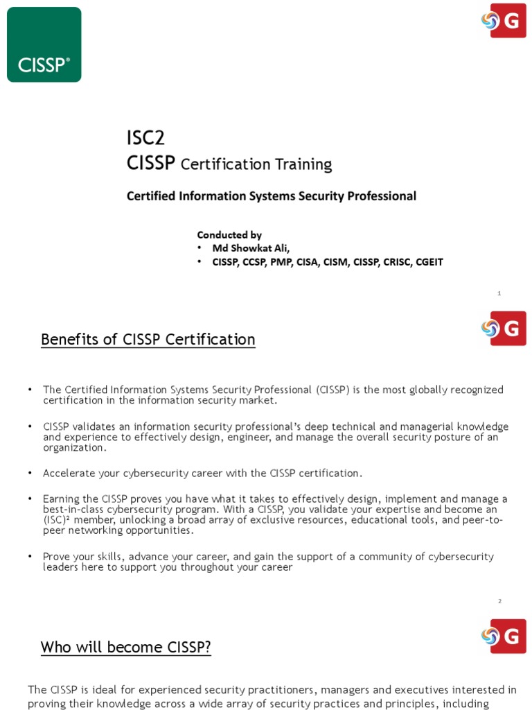 CISSP Domain 1 | PDF | Payment Card Industry Data Security Standard ...