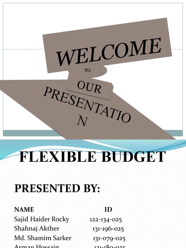 WELCOME TO OUR PRESENTATION Final Created by Shamim | PDF | Variance ...