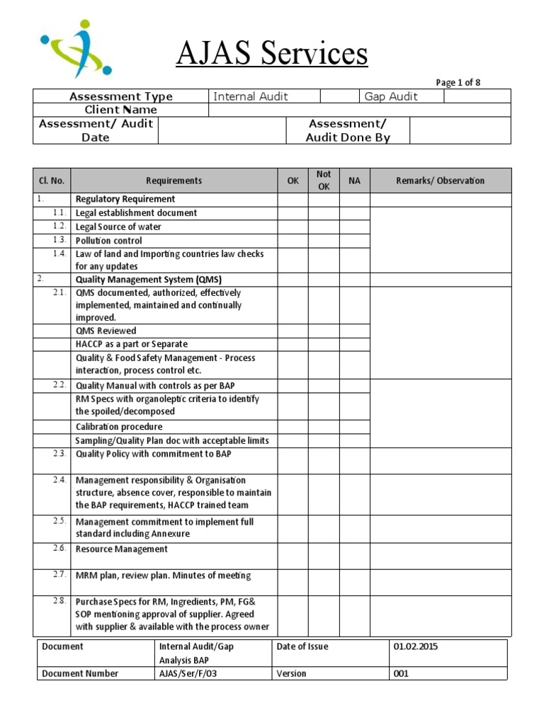 Checklist For BAP-farm | PDF | Hazard Analysis And Critical Control ...