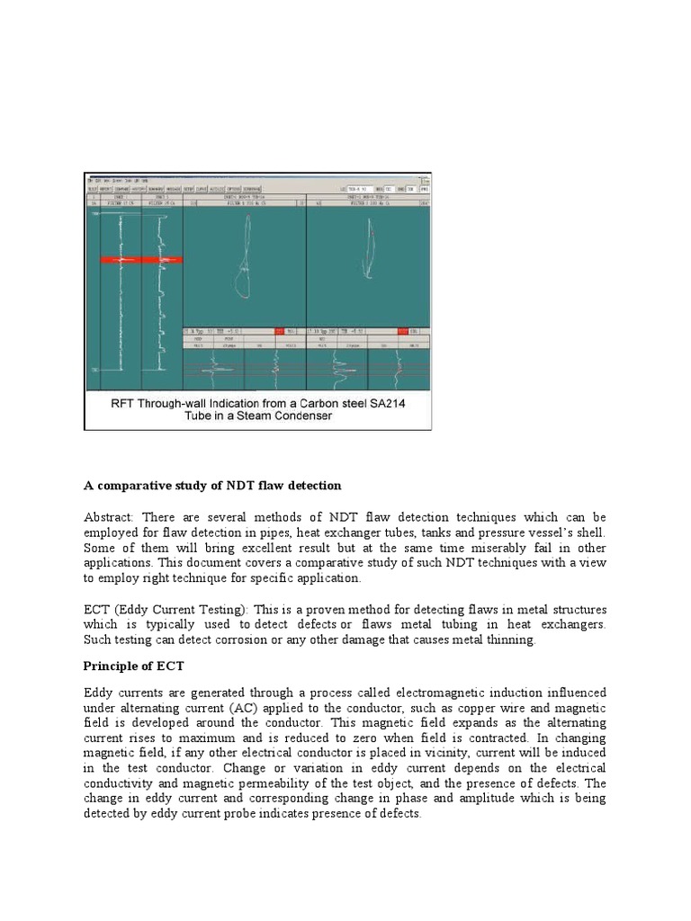 TUBE INSPECTION by RFET | PDF | Nondestructive Testing | Inductor
