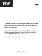 Aashto PP 86 | PDF | Road Surface | Materials