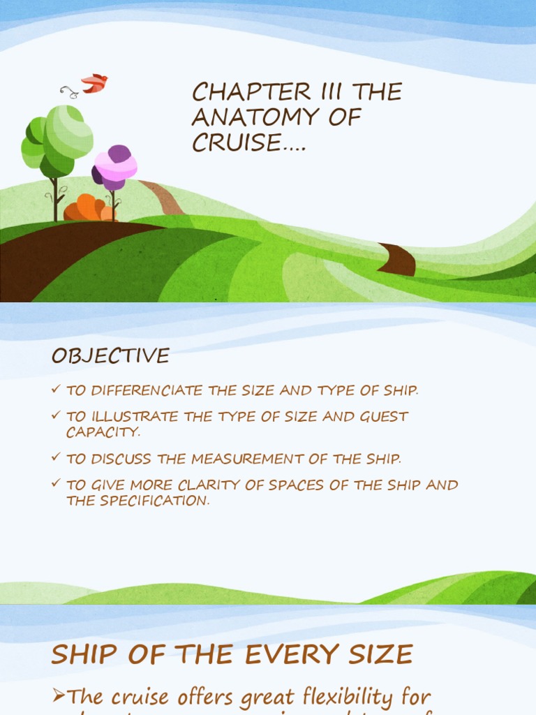 Chapter Iii The Anatomy of Cruise | PDF | Cruise Ship | Shipping