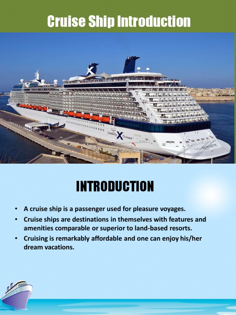 Introduction To Cruise | PDF | Cruise Ship | Ships