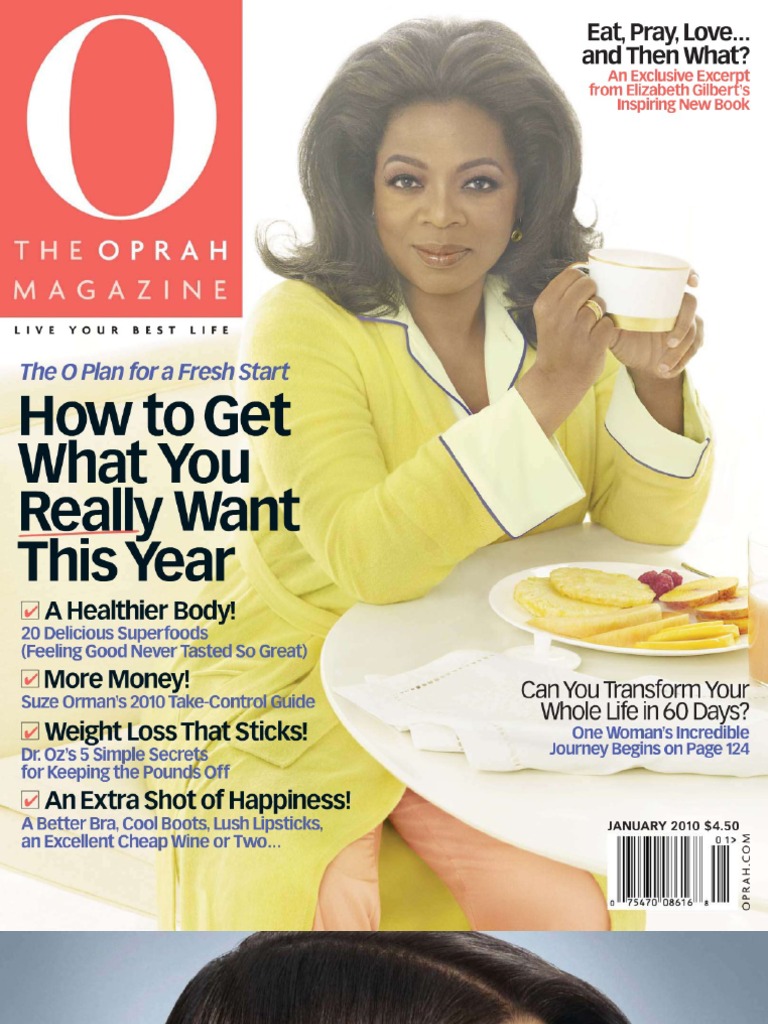 The Oprah Magazine 2010-01 | PDF | Lifestyle