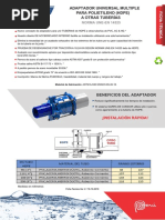 Ficha Tecnica - Valvula Compuerta Bridada Con Elastomero | PDF | Agua | Materiales