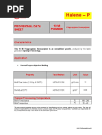 IOCL PP Homopolymer 1110MG Datasheet | PDF | Polymers | Applied And ...