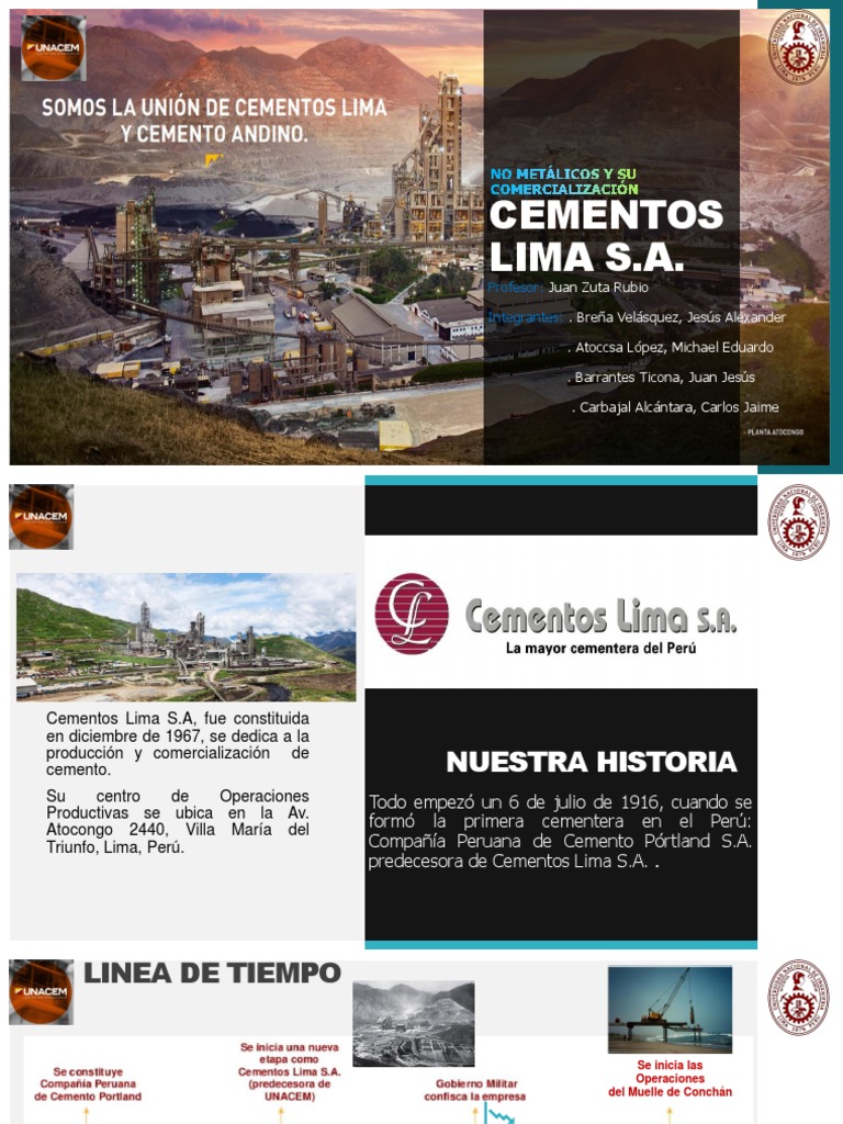 Cementos Lima S | PDF | Cemento | Caliza