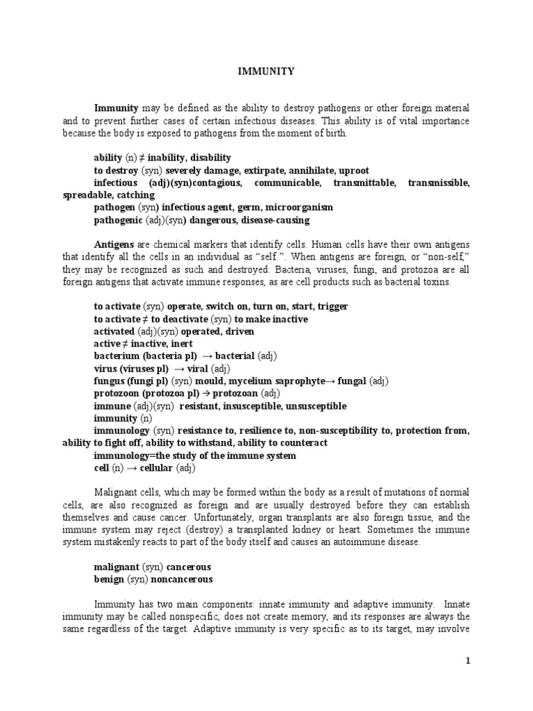 Understanding Immunity: A Comprehensive Look at the Innate and Adaptive ...