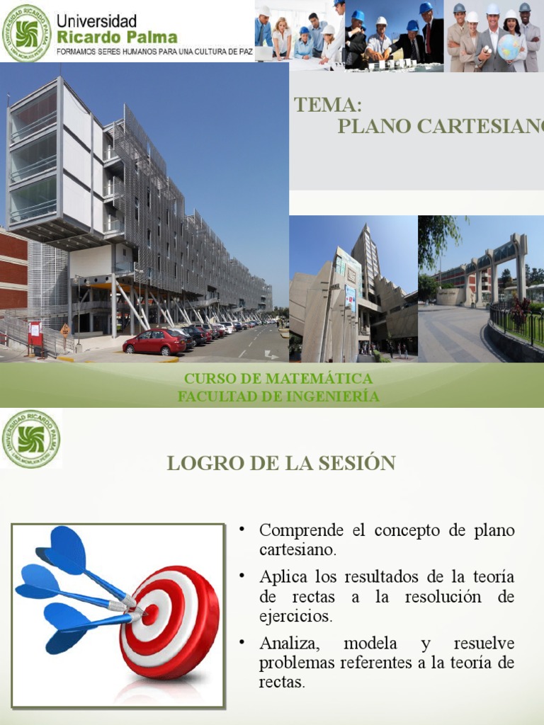 Conceptos Clave del Plano Cartesiano | PDF | Pendiente | Línea (geometría)