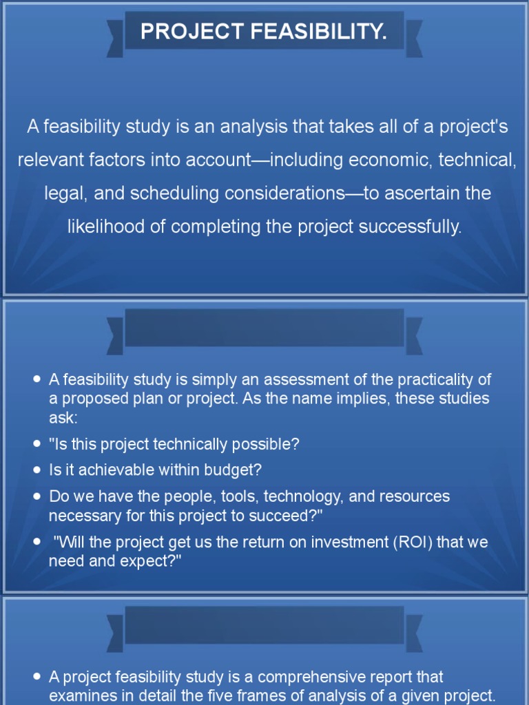 Project Feasibility and Viability | PDF | Feasibility Study | Economies