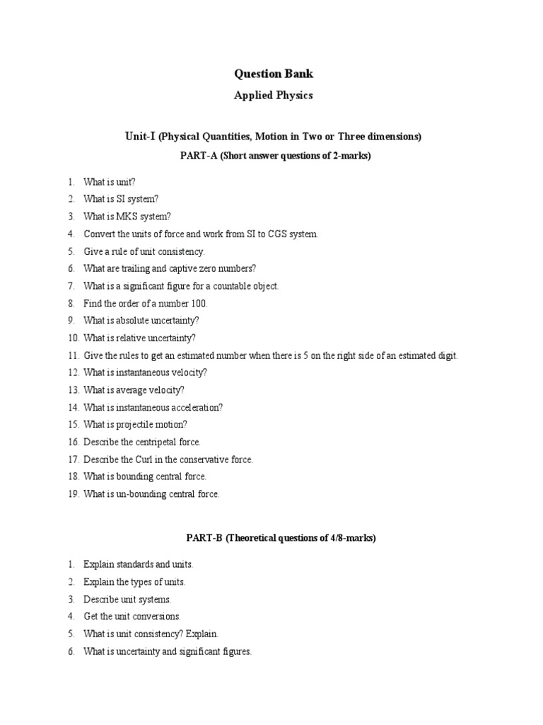 Question bank-IT-CSE-Unit-1-5-2020 | Download Free PDF | P–N Junction ...