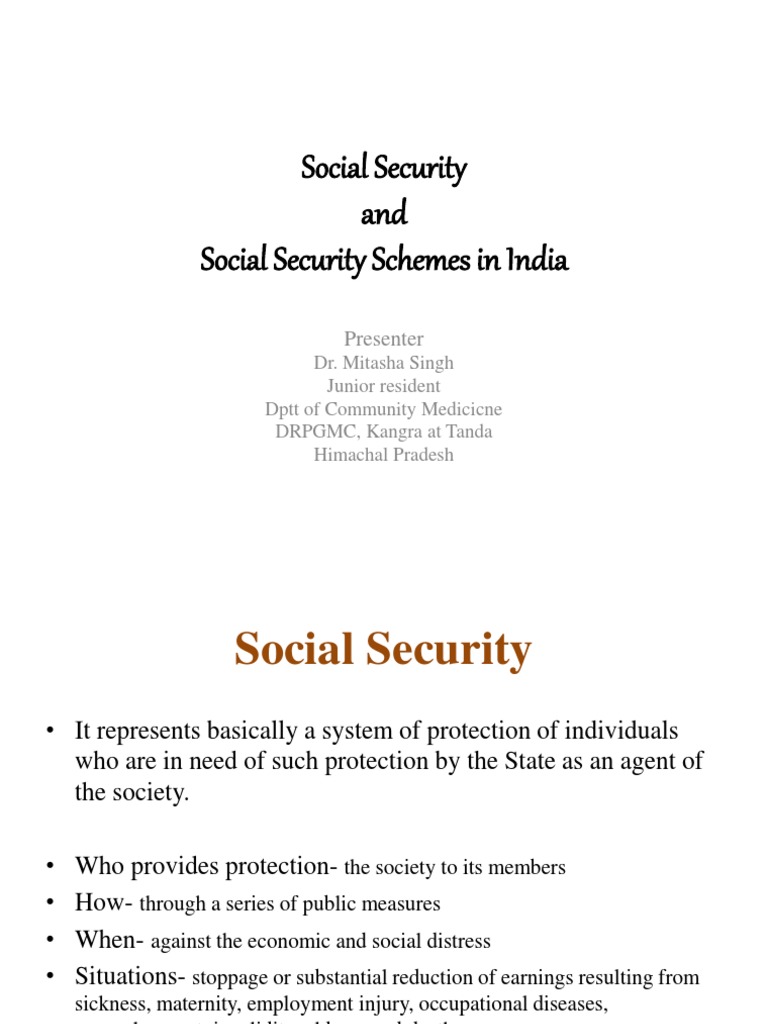 Unit 5 Social Security Schemes | Download Free PDF | Welfare | Pension