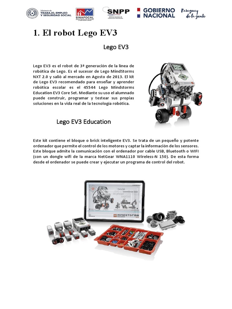 El Robot Lego EV3 | PDF | Programa de computadora | Programación