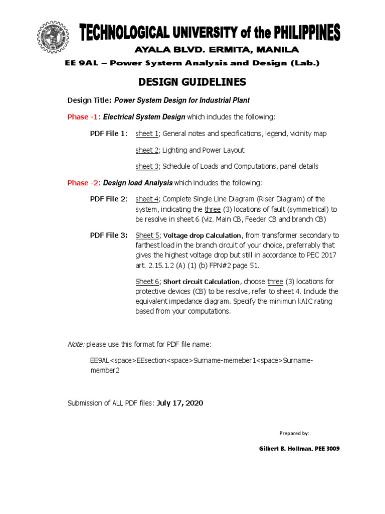 Industrial Power System Design Lab | PDF | Computers