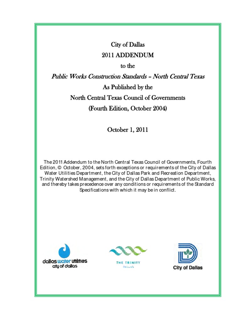 2011-Cod Nctcog Addendum | PDF | Liability Insurance | Insurance