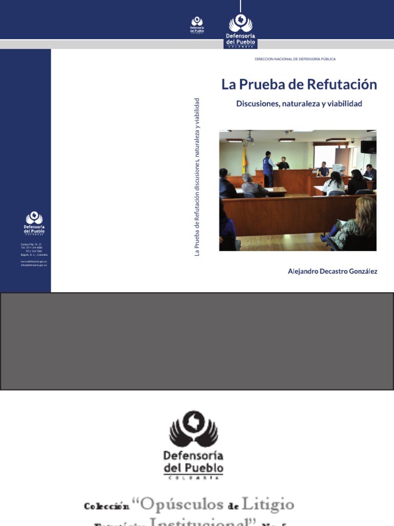 Prueba de Refutacion PDF | PDF | Evidencia (ley) | Caso de ley