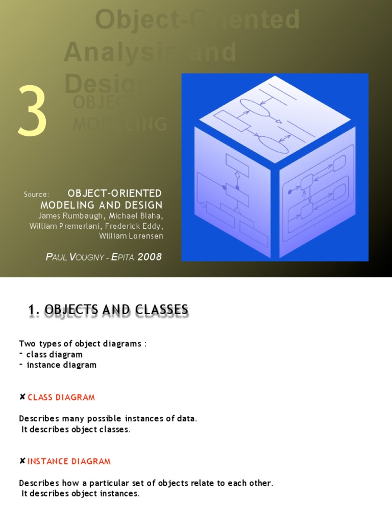 Object-Oriented Modeling and Design | PDF | Inheritance (Object Oriented Programming) | Class ...