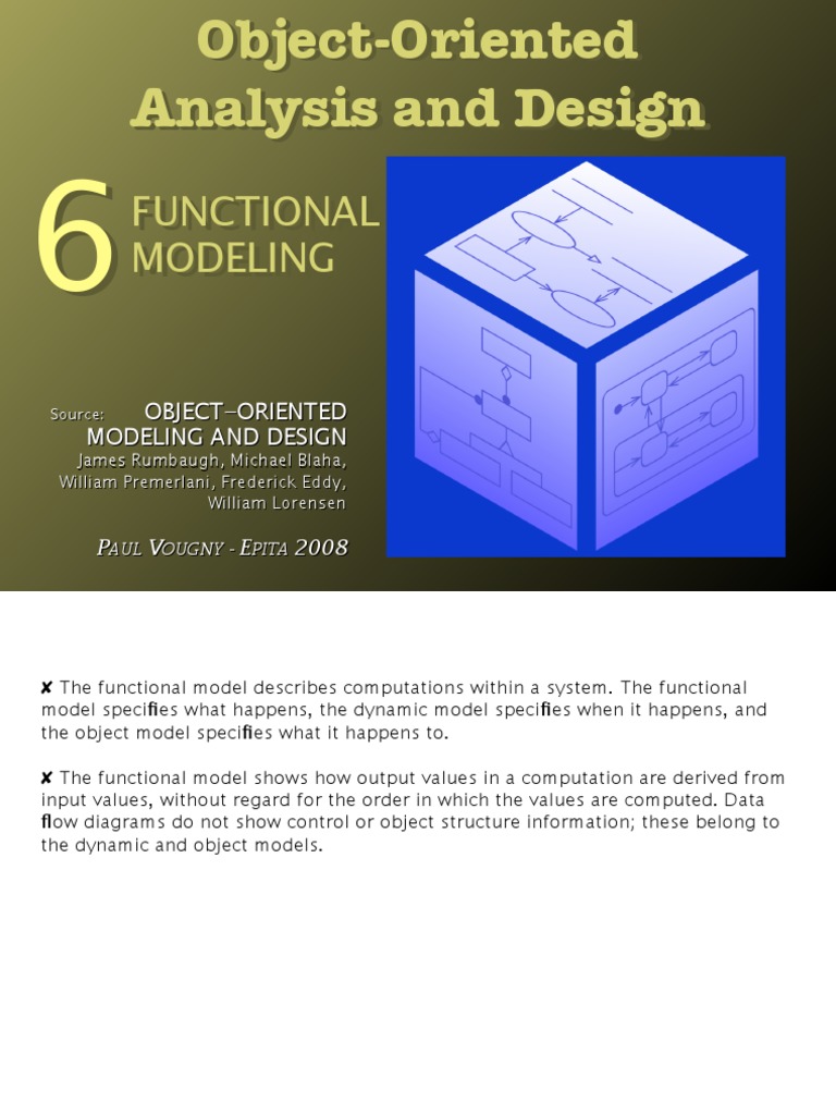 6 Functional Modeling Pdf Object Computer Science Computer Program