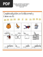 Xa Xe Xi Xo Xu - Recurso Didáctico Gratis de Cuentilocuras | PDF