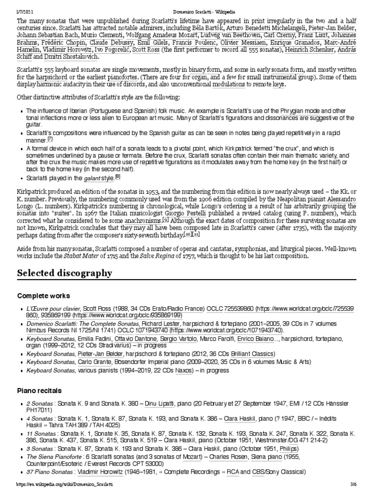 An In-Depth Exploration of Domenico Scarlatti's Life and Works Focusing ...