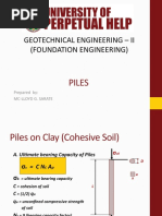 Sample Problems On Piles | PDF | Deep Foundation | Applied And Interdisciplinary Physics