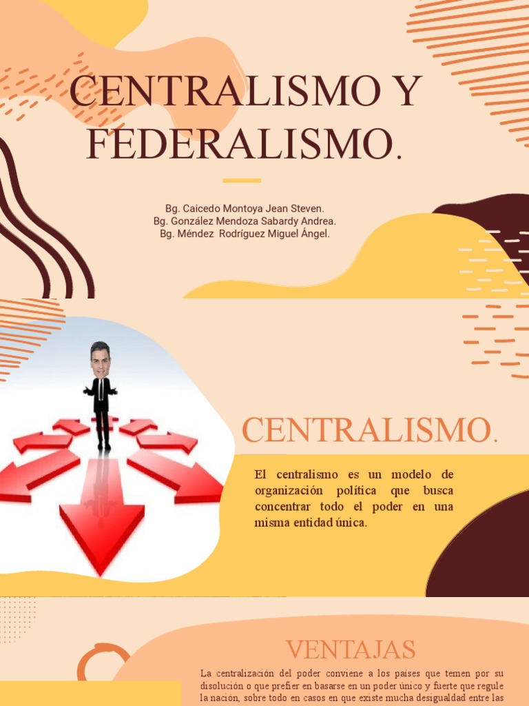 Federalismo y Centralismo | PDF | Federalismo | Colombia