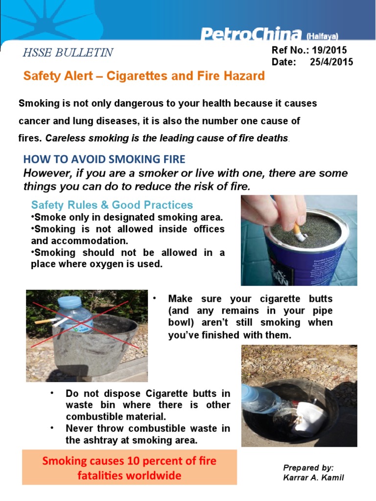 19 Smoking Fire Hazard-Eng | PDF | Lifestyle