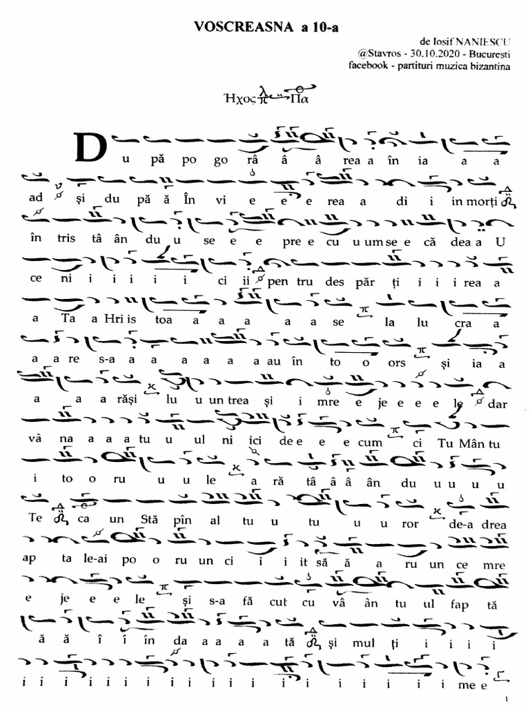 VOSCREASNA - A 10a Gl. 6 - Iosif NANIESCU | PDF