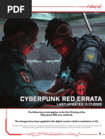 Cyberpunk Red Réf Tables | PDF | Weaponry