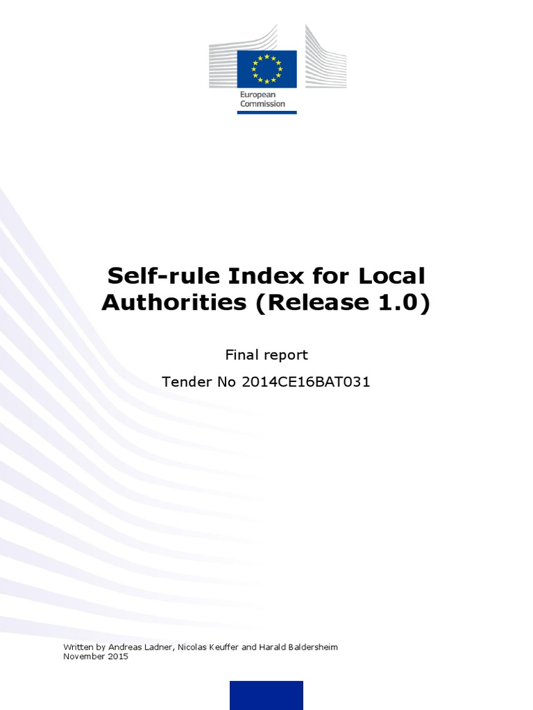 Self Rule Index en | PDF | Policy