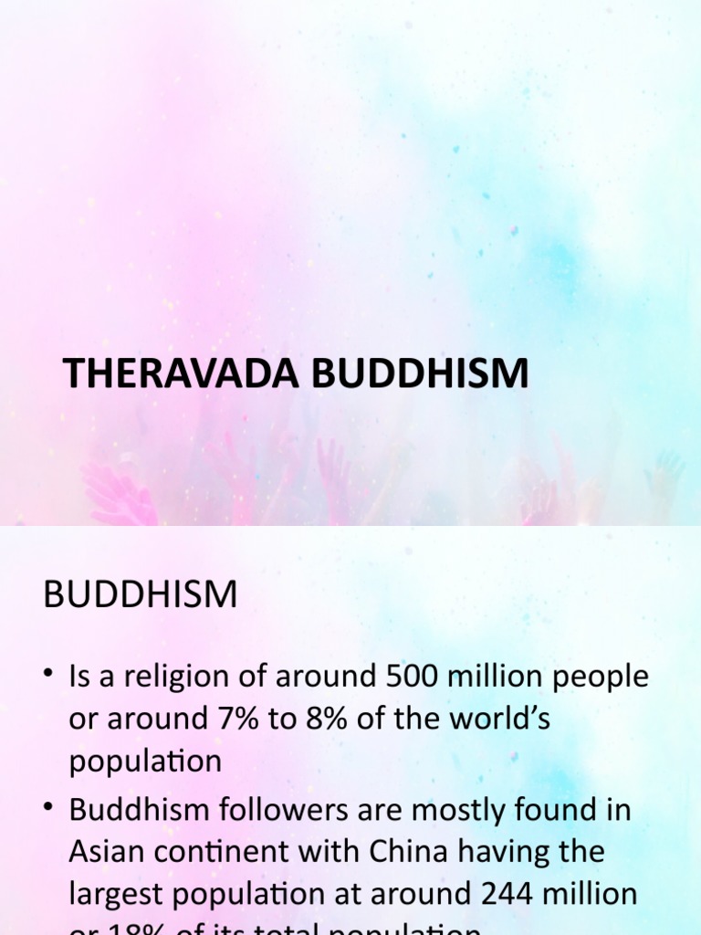 Theravada Buddhism | PDF | Gautama Buddha | Noble Eightfold Path