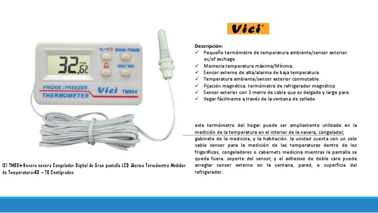 Termometro Vici TM804 | PDF