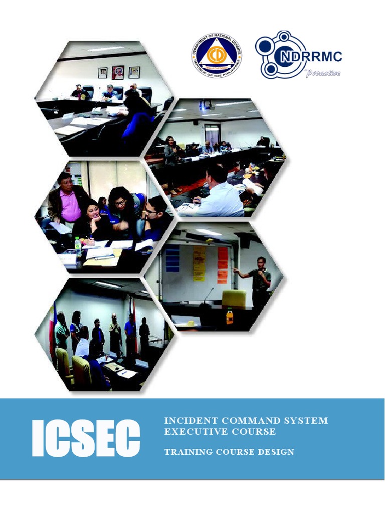 ICS Executive Course Training Course Design TA | PDF | Incident Command ...