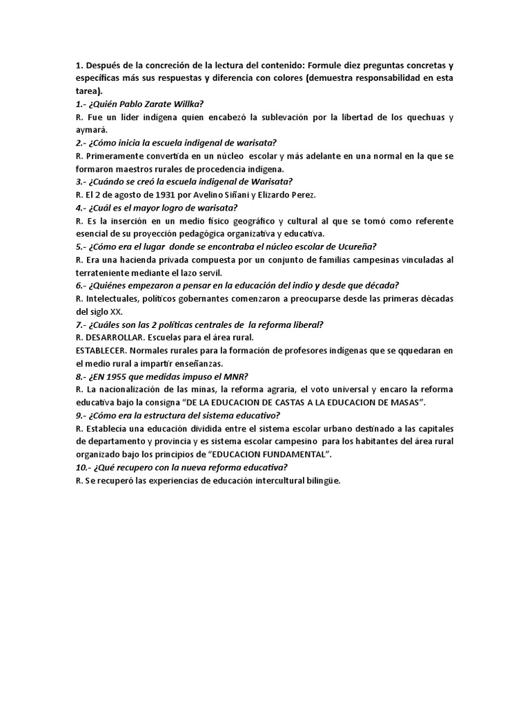 Pablo Zarate Willca | PDF | Cultura (general)