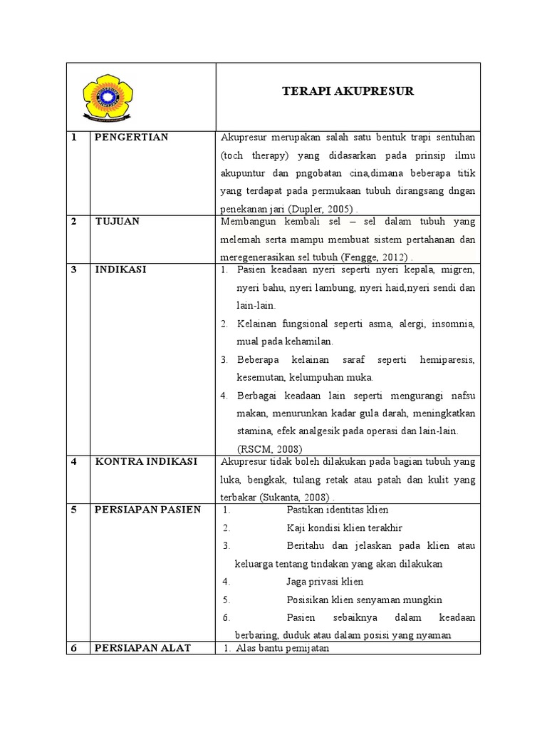 Panduan Lengkap Terapi Akupresur | PDF