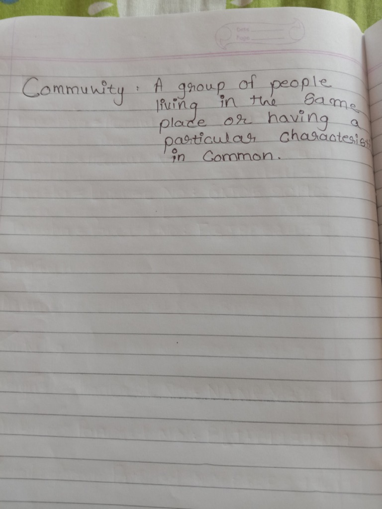 Community Definition | PDF