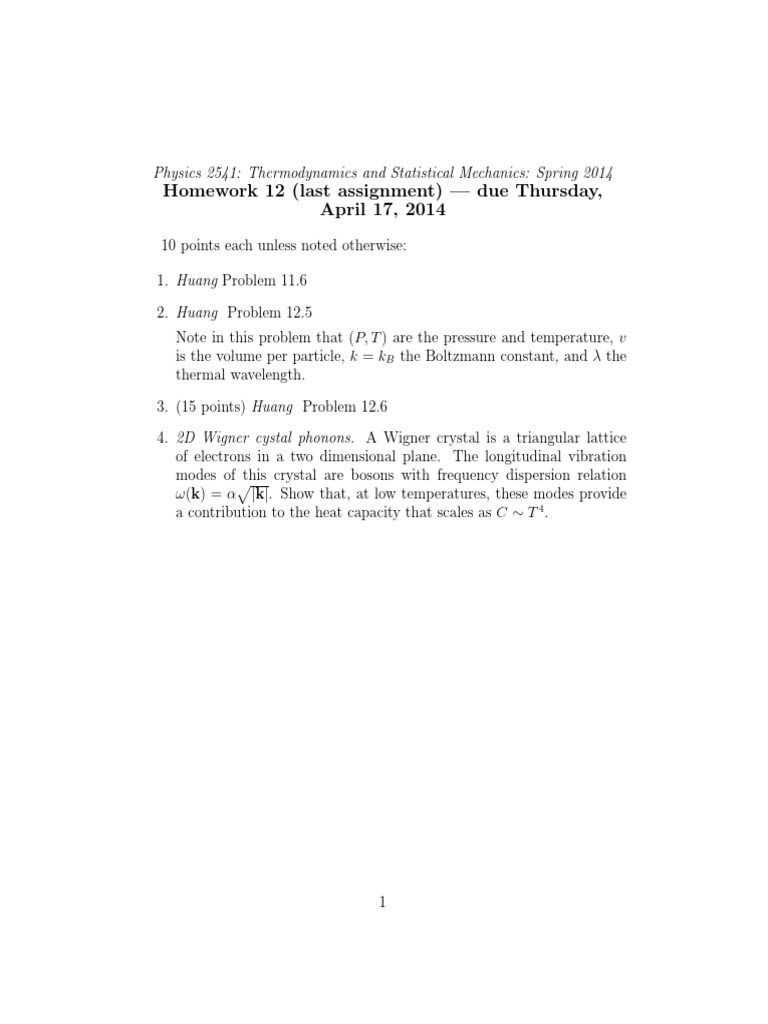hw12 PDF | PDF