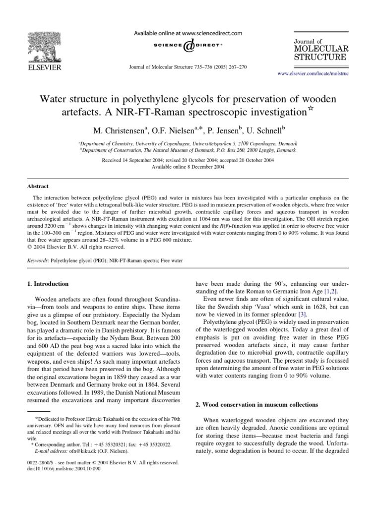 Raman spectra-PEG-1 | PDF | Raman Spectroscopy | Polyethylene Glycol