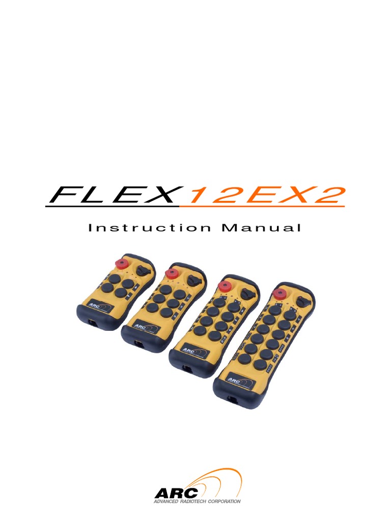 FCC FLEX 12EX2 Manuals | PDF | Crane (Machine) | Electrical Engineering